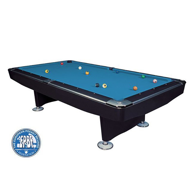 American Marble Billiard Table Ferro Billiard Pool Table Black 9ft ...