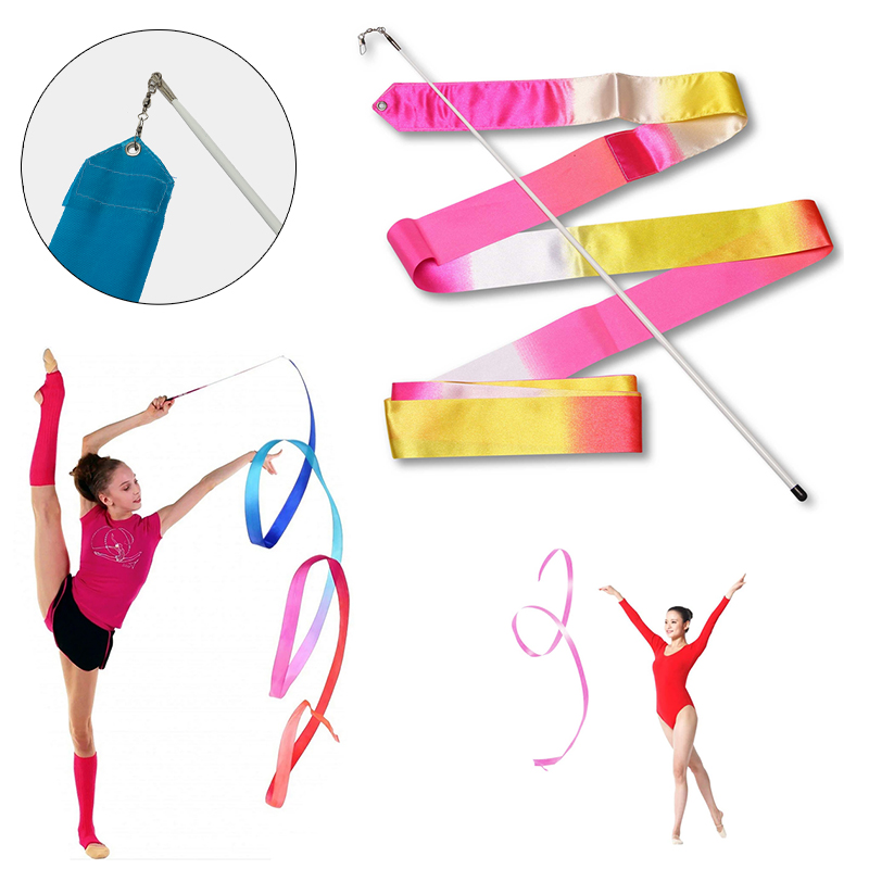 Colorful Gym Ribbon KP- 0711 Gymnastics Ribbon Rhythmic Gymnastics ...