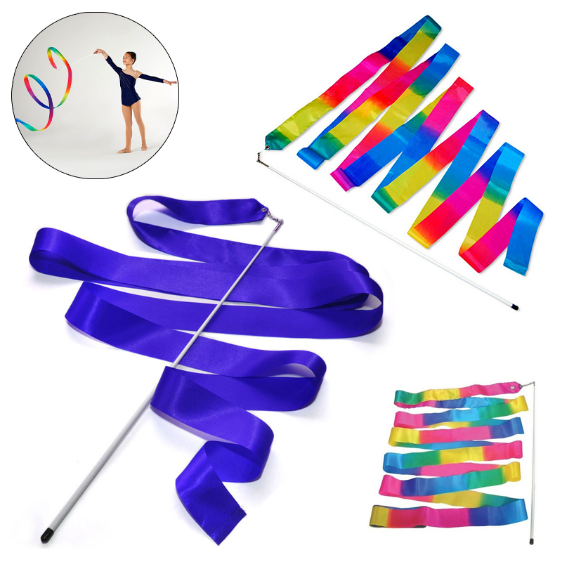 Colorful Gym Ribbon KP- 0711 Gymnastics Ribbon Rhythmic Gymnastics ...