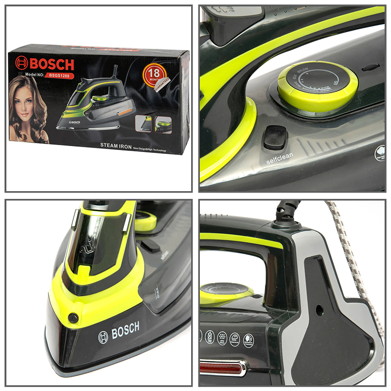 High Quality Bosch Steam Iron 3000W Bosch BSGS1289 Steam Iron ...