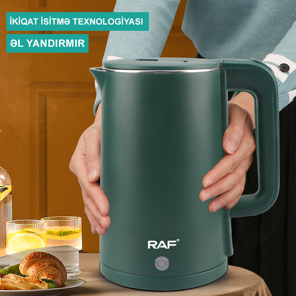 RAF 2L Elektrikli Çaydan Paslanmaz Polad Avtomatik Sönmə Funksiyalı ...