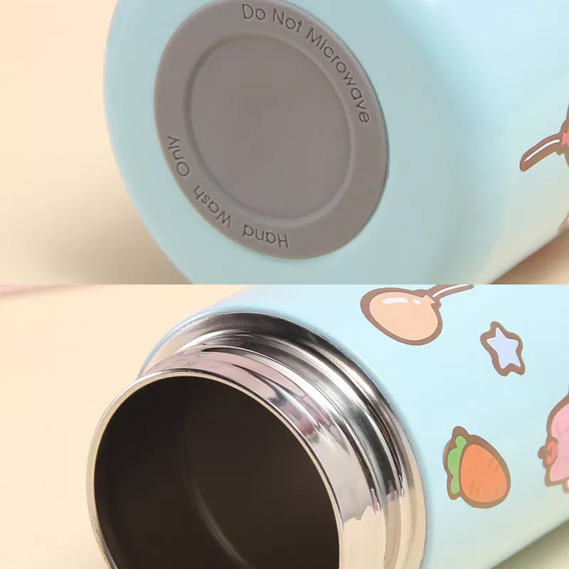 Thermos for Kids 480ml 304 Stainless Steel Thermos with 2D Cartoon ...