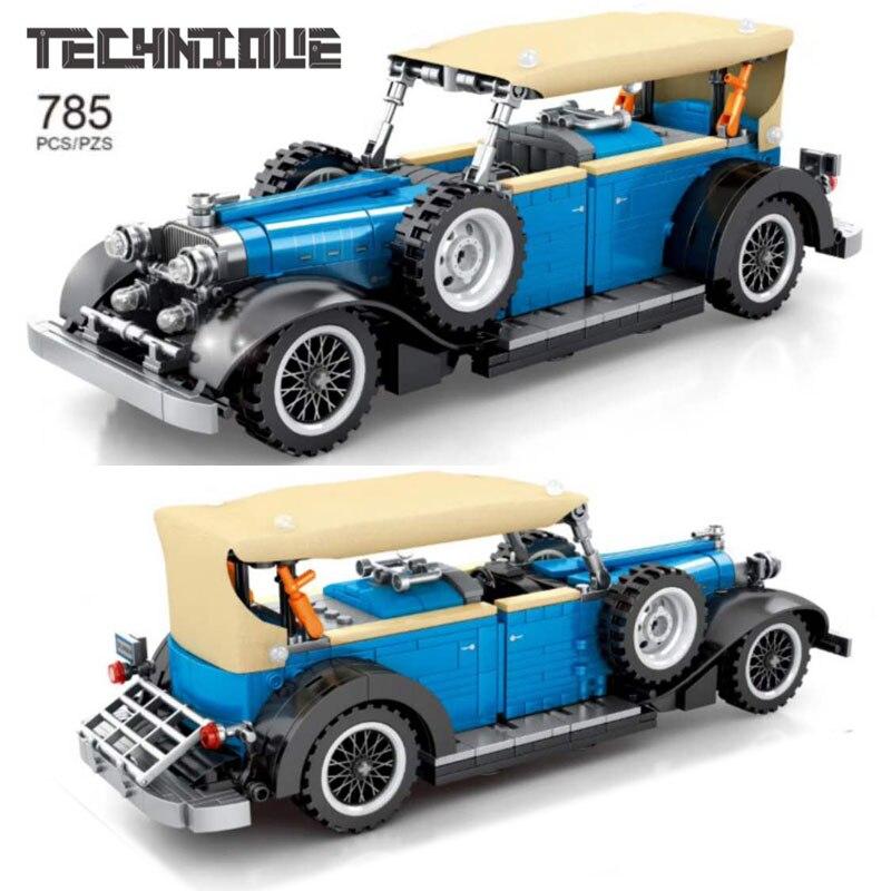 Technique Sembo City Classic Lego Car MOC Model Classic Cabriolet ...