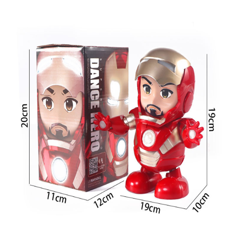 Dance Hero Iron Man Musical Dancing Robot Toy Robot For Kids ...