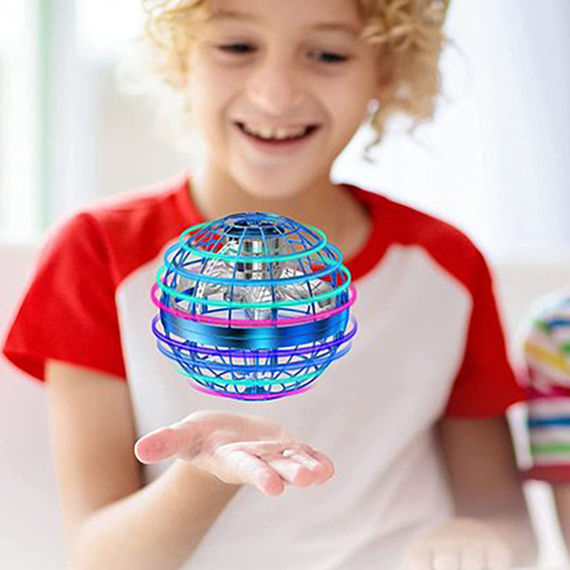Flying Spinner Led Luminous Flying Ball Gyrosphere Boomerang Ball Toy ...