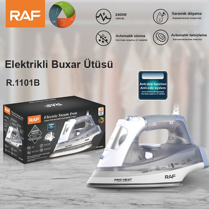 High Quality RAF Steam Iron 2200Wt Power Special RAF Steam Iron With ...