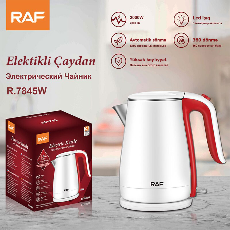 Yüksək Keyfiyyətli RAF Elektrikli Çaydan Paslanmayan Polad Material ...