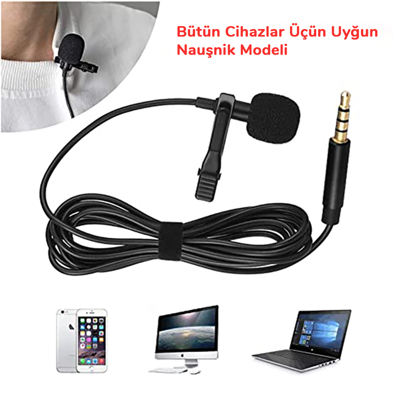 JBC-050 Lavalier Protative Headphone Mini Microphone for Computer ...