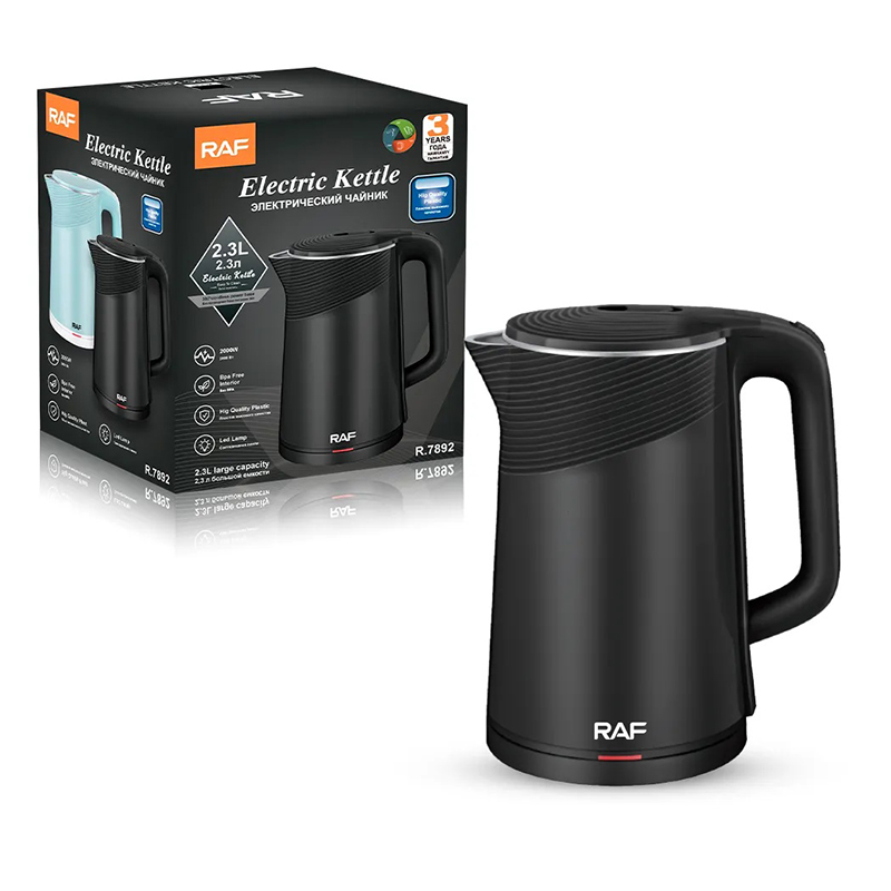 High Quality RAF R.7892 Electric Kettle Large Capacity 2000W Power ...
