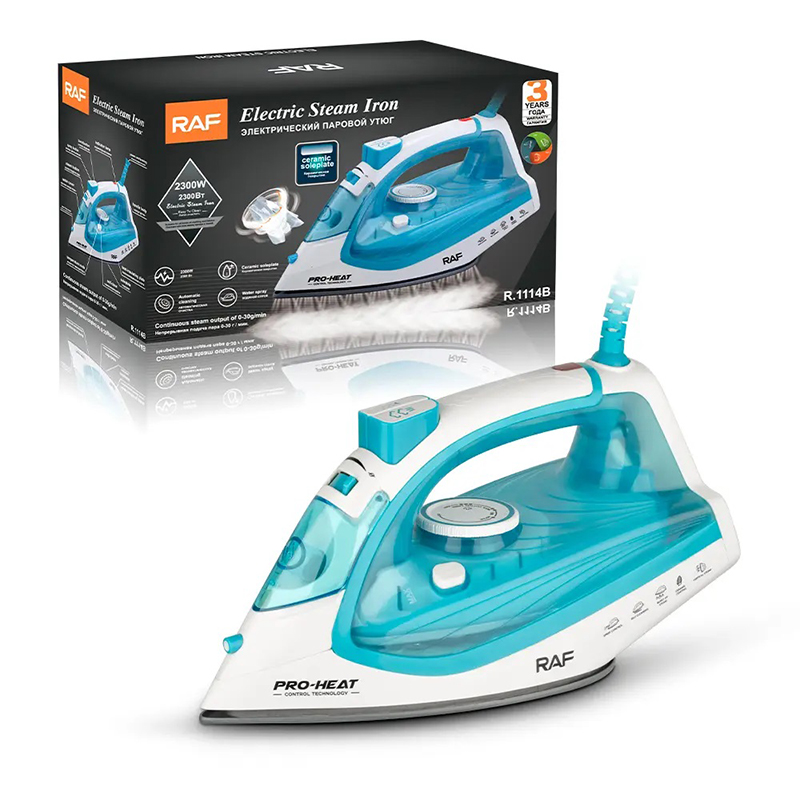 New R.1114C Professional RAF Steam Iron 2300W Steam Iron | Azərbaycanın ...
