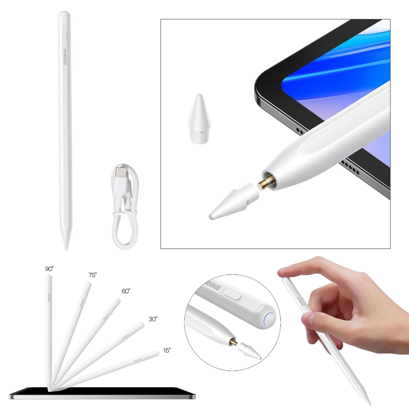 Besus Sensor Qələmi Stilus Baseus Smooth Writing 2 Sensor Ekran Ucu ilə ...