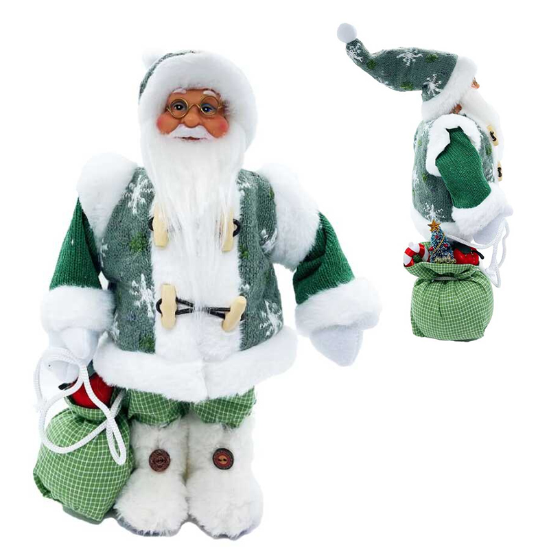 Santa Claus 60CM Snowman BB 239-31 Santa Claus Table Statue Decor Green ...