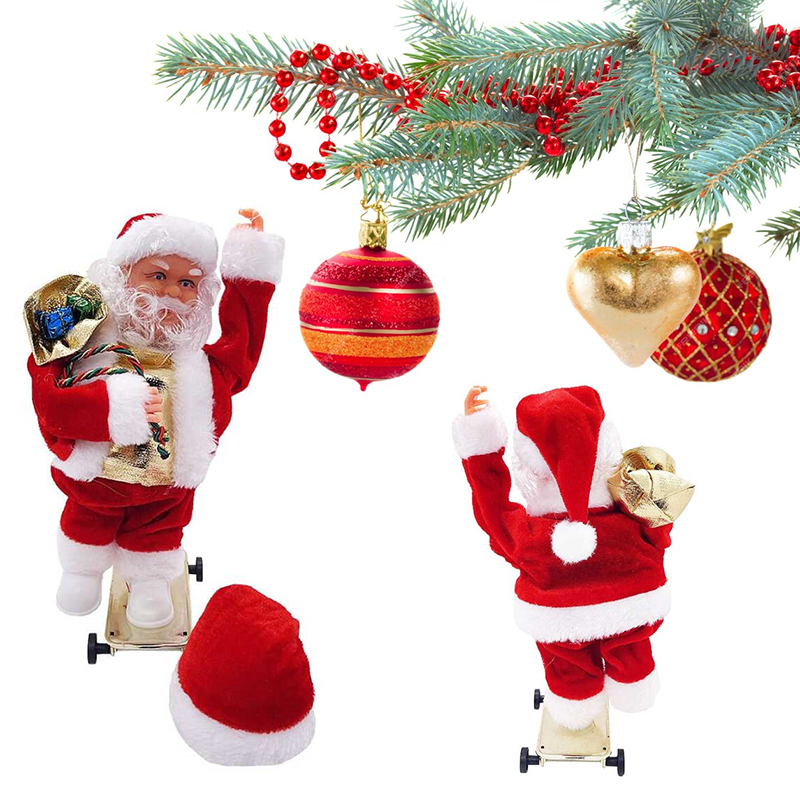 Santa Claus Skate BB 238-16 Christmas Tree Toys Toy Santa Claus Statue ...