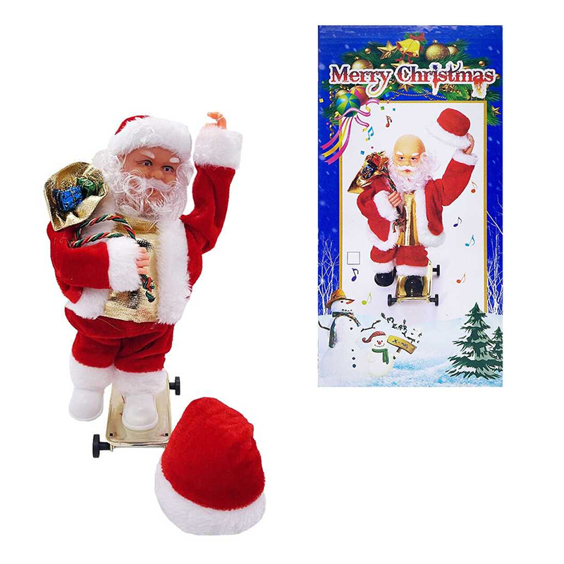 Santa Claus Skate BB 238-16 Christmas Tree Toys Toy Santa Claus Statue ...