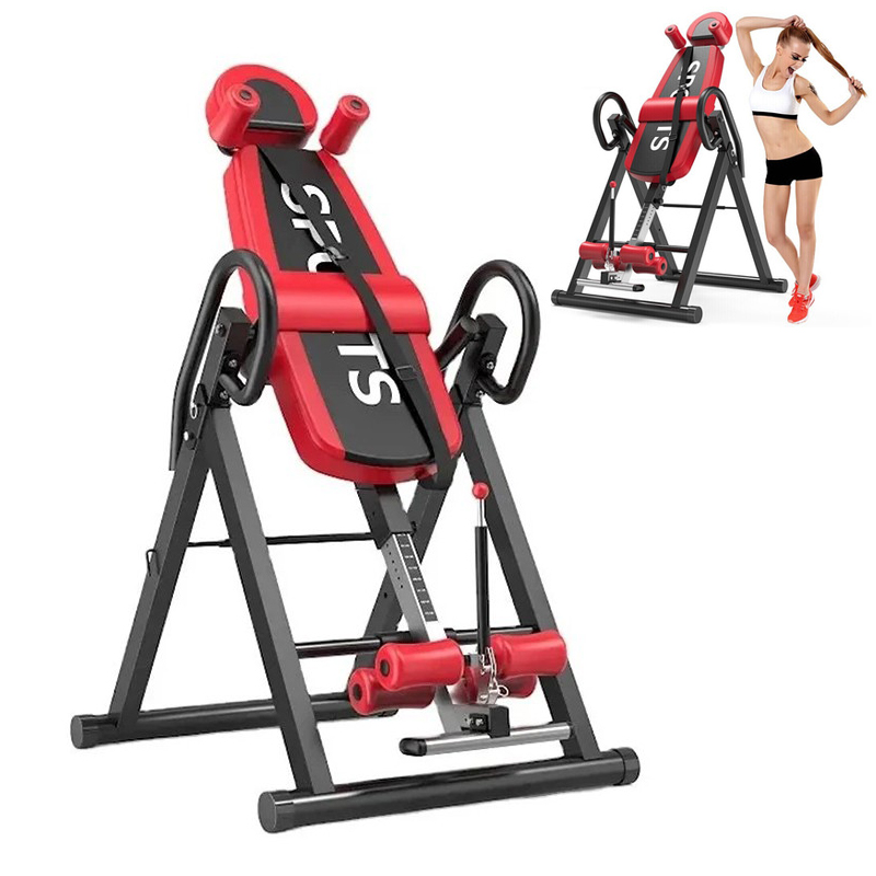 Foldable Fitness Bench Handstand Inversion Table Gravity Training Table ...