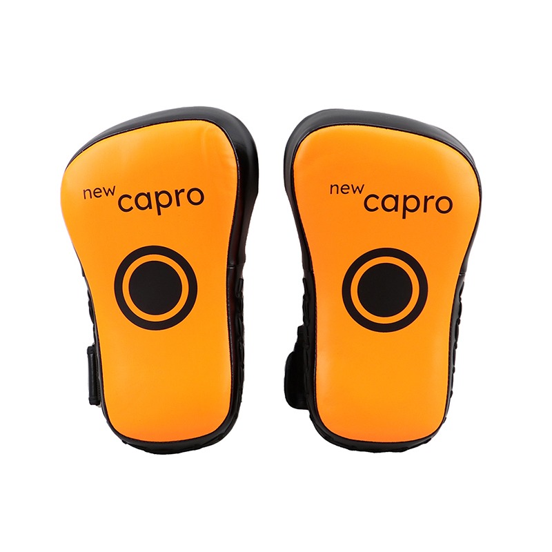 New Capro Long Oval Back Grip Training Pad Boxing 2 Piece Protective ...