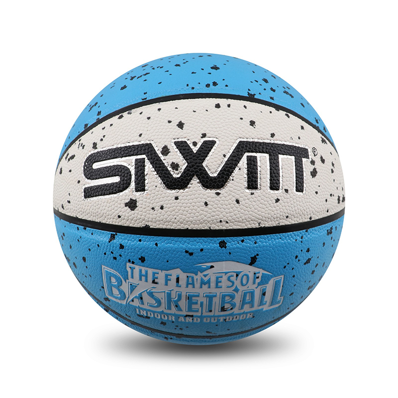 Blue Color SIWIT Basketball SIWIT Unisex Size #7 Rubber Basketball ...