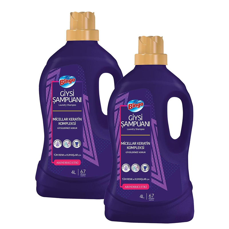 Bingo Clothes Shampoo Mixed Pack 4L Bingo Clothes Shampoo Colored ...