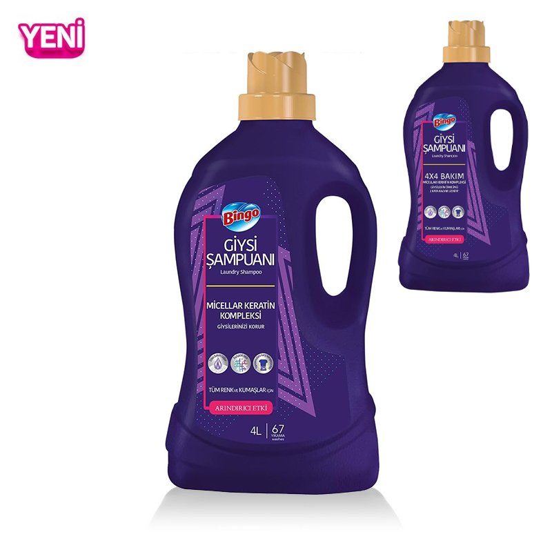 Bingo Clothes Shampoo Mixed Pack 4L Bingo Clothes Shampoo Colored ...
