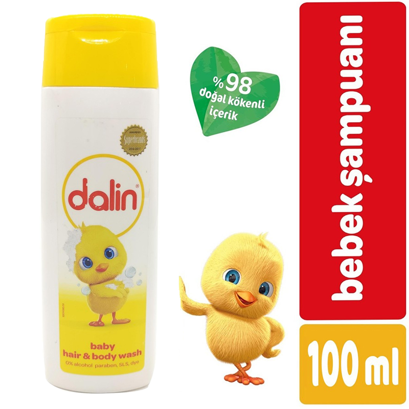 Dalin Baby Shampoo Head to Toe Wash %0 Alcohol and Paraben Free 200ml ...