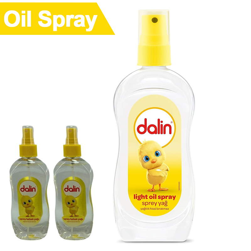 Dalin Spray Oil 200ml Dalin Light Oil Spray Transparent Body Spray Oil ...