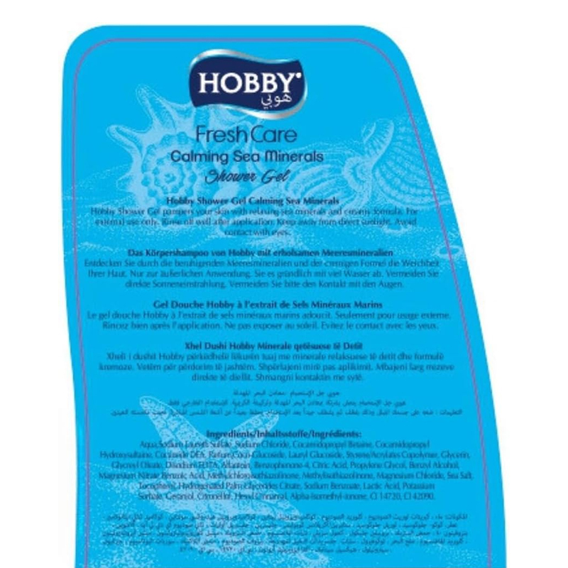 Hobby Fresh Care Sea Minerals Shower Gel 500ml Hobby Fresh Care Body ...