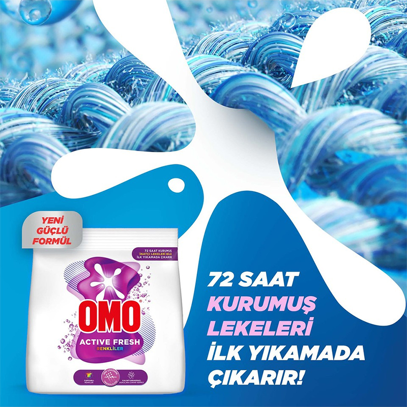 Omo Active Fresh Colors Powder Detergent 1.5 KG Laundry Detergent for ...