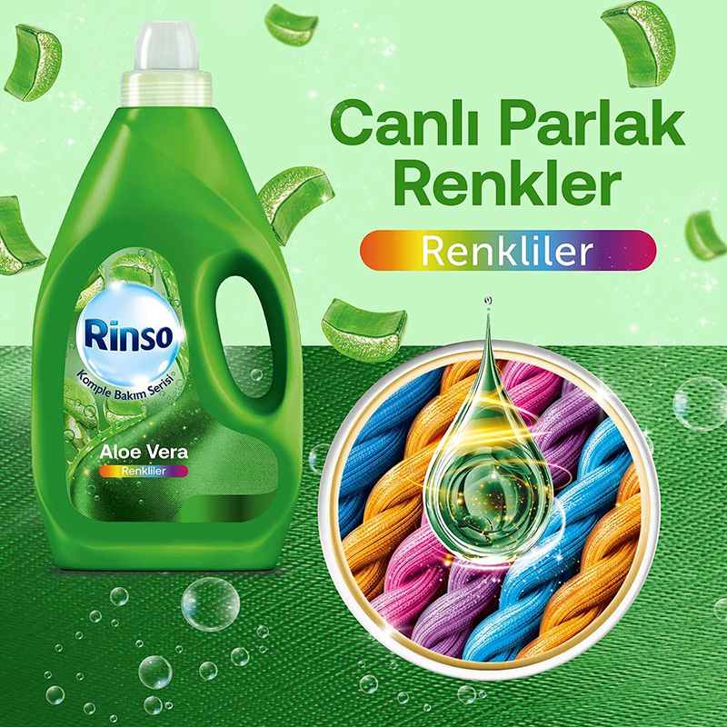 Rinso Liquid Laundry Detergent for Colored Clothes Aloe Vera Detergent ...