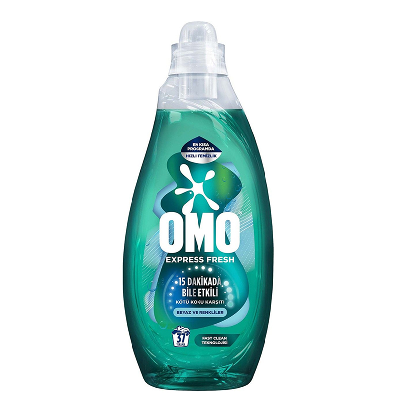 Omo Express Fresh Anti-Odor 1.480 Ml Fresh Like White and Colored ...
