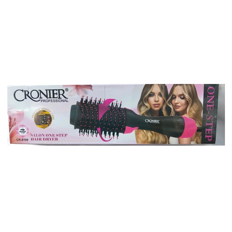 2-in-1 Brush Dryer Cronier CR-8199 Professional Hair Straightener and ...