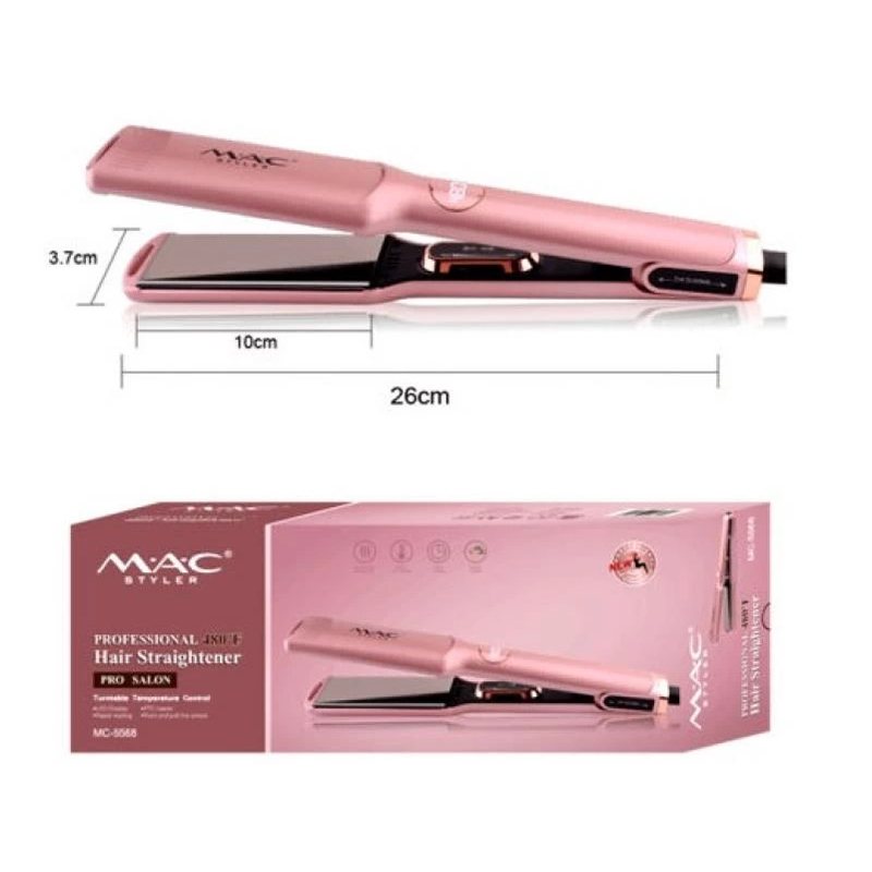 MAC STYLER Hair Straightener 110-220V 480°F MC-5568 Professional hair ...