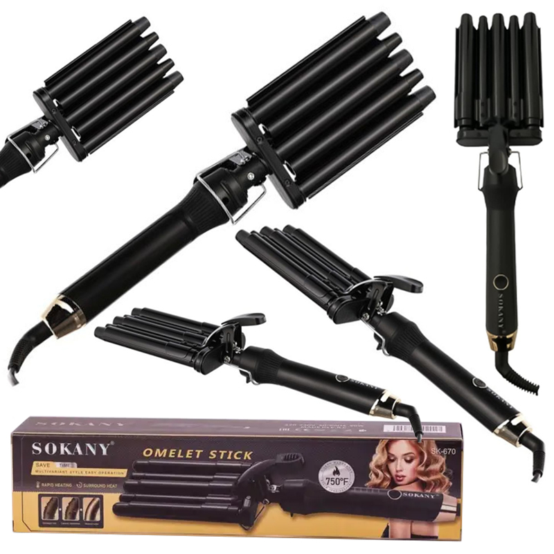 Sokany SK-670, Hair Curling Iron Sokany Sk-670 Water Wave Hair Dryer 5 ...