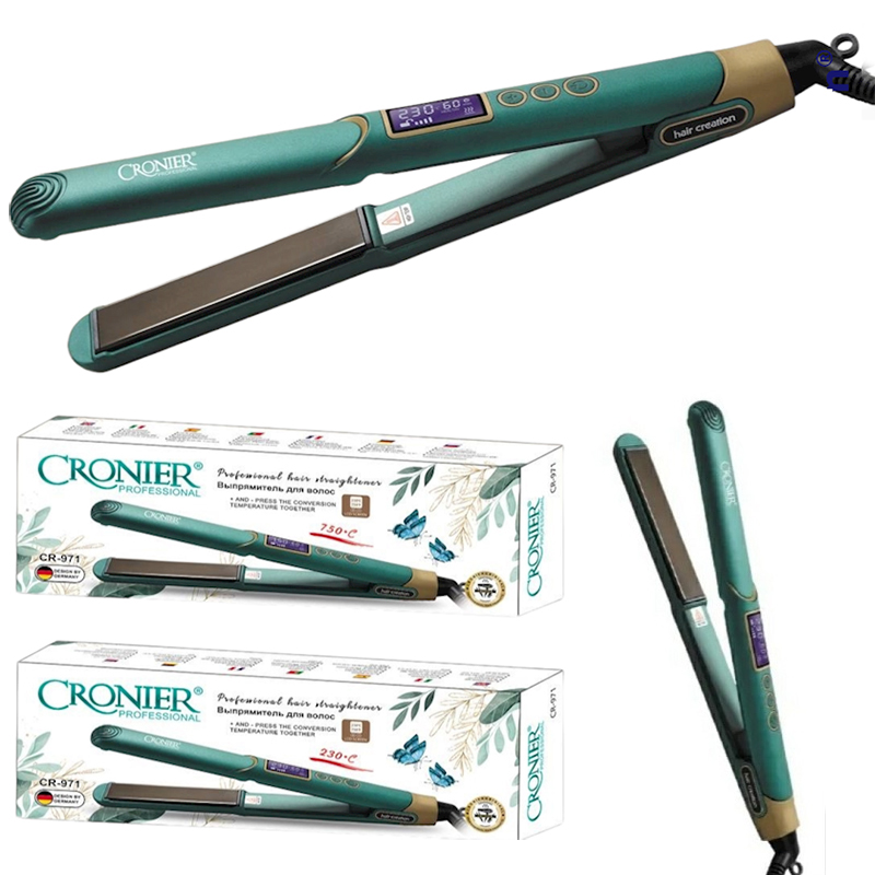 Cronier Hair Straightener Cr-971 CRONIER Professional Hair Straightener ...