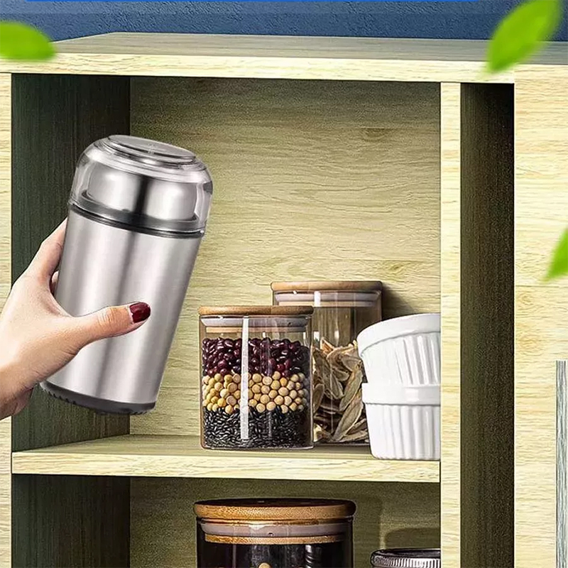 Coffee Maker DSP Silver Grinder DSP 200W Coffee Grinder 100g Capacity 4 ...