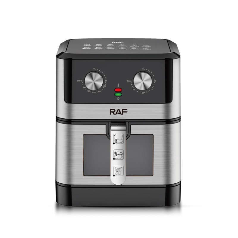 Raf Air Fryer 8lt Black R-5341 1500W Airfrey Professional Air Frey RAF ...