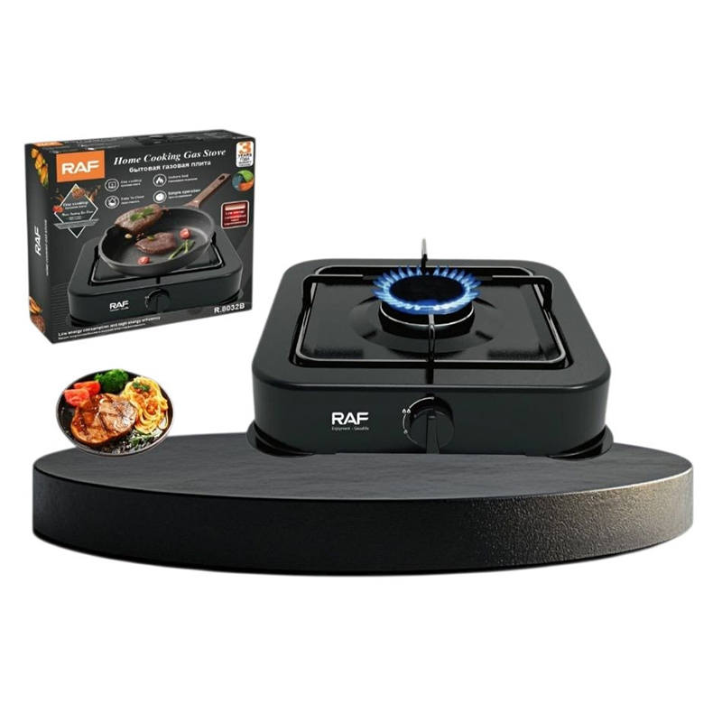 Gas Stove RAF R.8032B Gas Stove 1 Burner Black Raf R.8032b Portable 1 ...