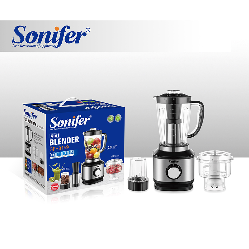 Sonifer SF-8159 Multifunctional Food Processor Grinder Cocktail Blender ...