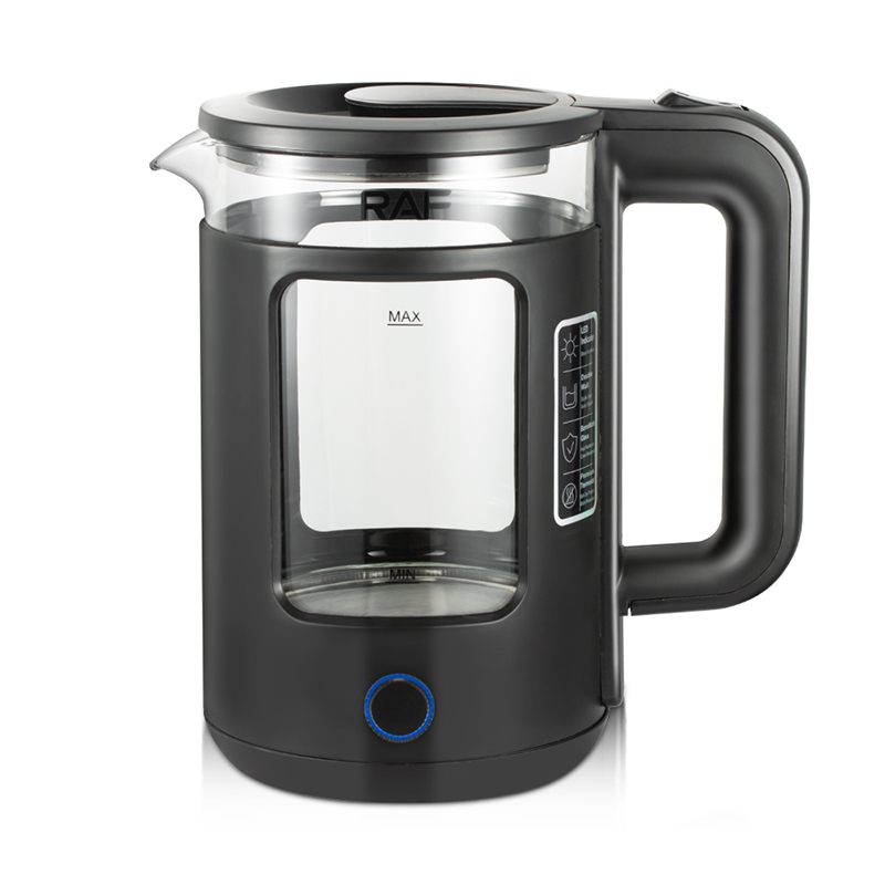 RAF 2000W Plastik Şüşə Elektrik Çaydanı Ağ Qara Reng Seçimi İlə BPA-sız ...