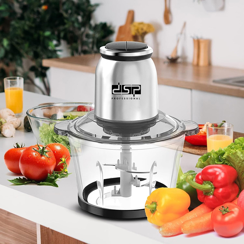 DSP KM4102 Electric Kitchen Chopper 250w 2.0Ltr Volume Glass Food ...