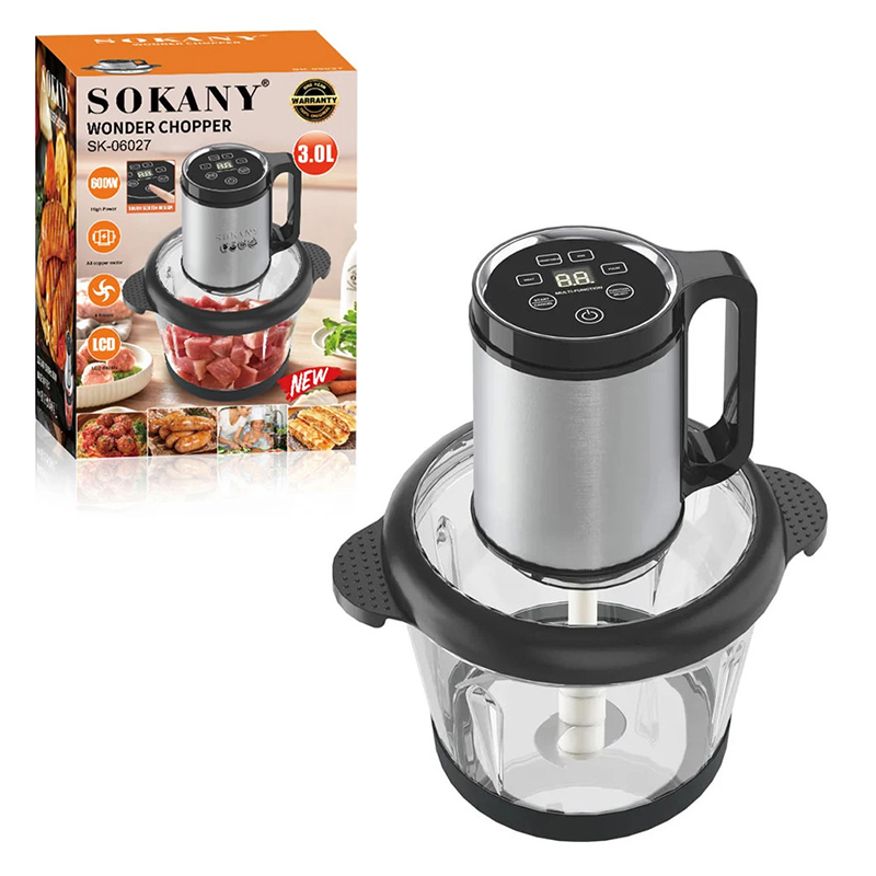 SOKANY SK-06027 600W 3L Multifunctional Sensor Electric Chopper Wonder ...