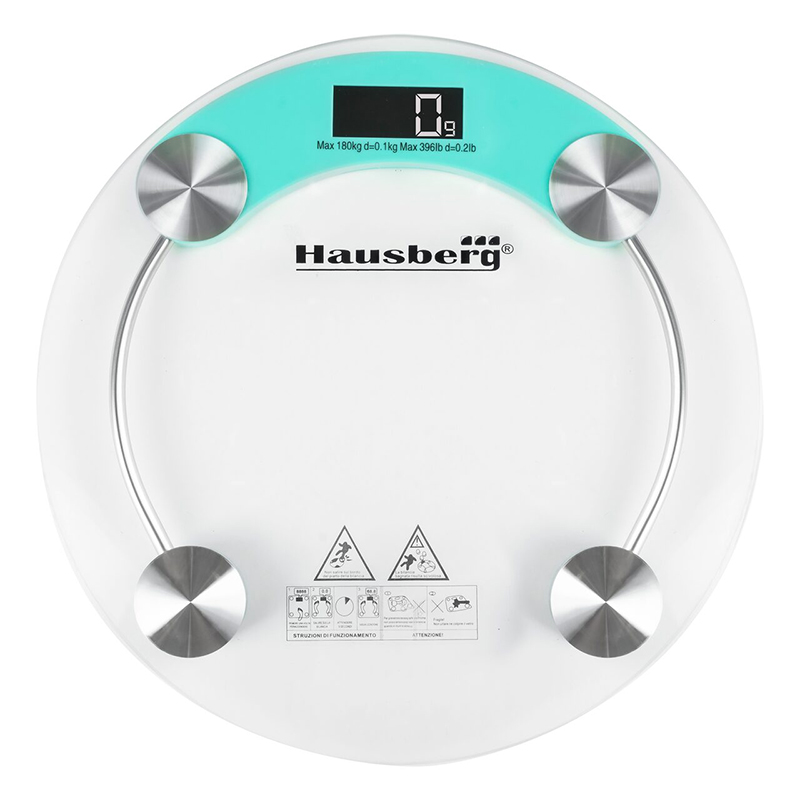 HAUSBERG HB-6000BL Weighing Scale LCD Display, Automatic Shut-Off 180 ...