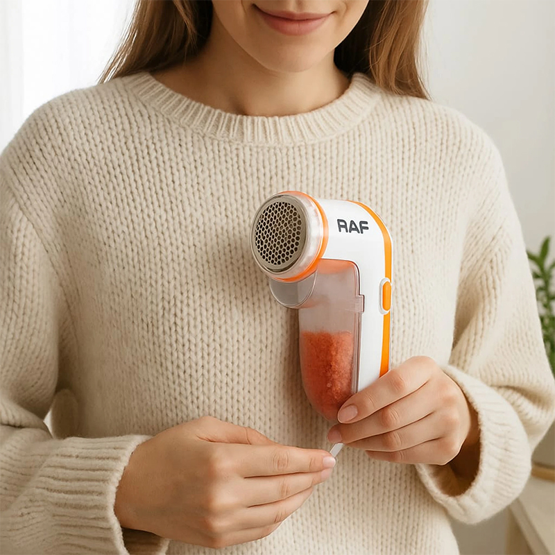 Cordless Electric Lint Cleaner 5W RAF R.4100 Small Clothes Lint Remover ...