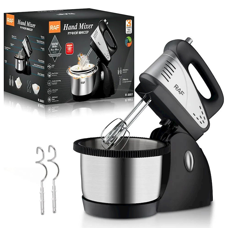 RAF R.6661 Multifunctional 2-in-1 Stand Mixer Hand Mixer Egg Beater ...