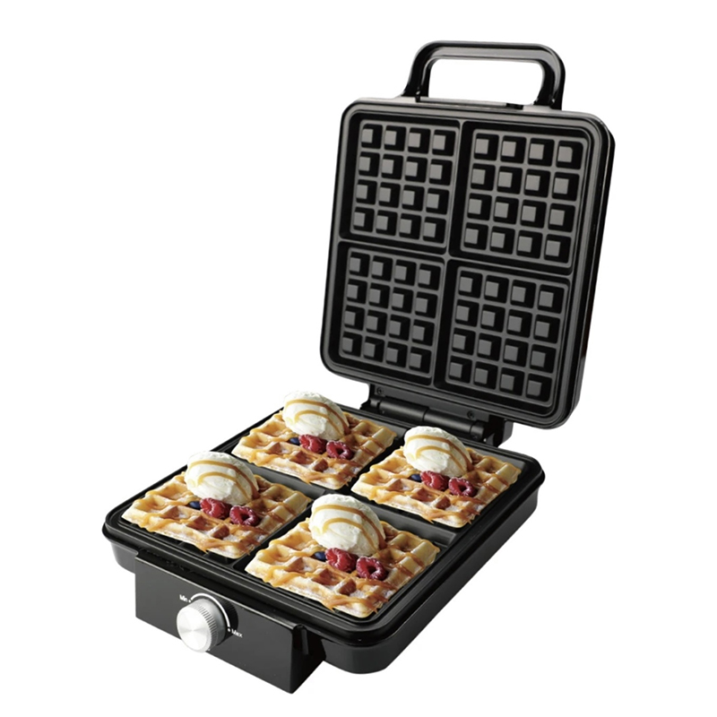 RAF Waffle Toaster Iron R.2208 Black 1500 W Premium Quality Heat ...