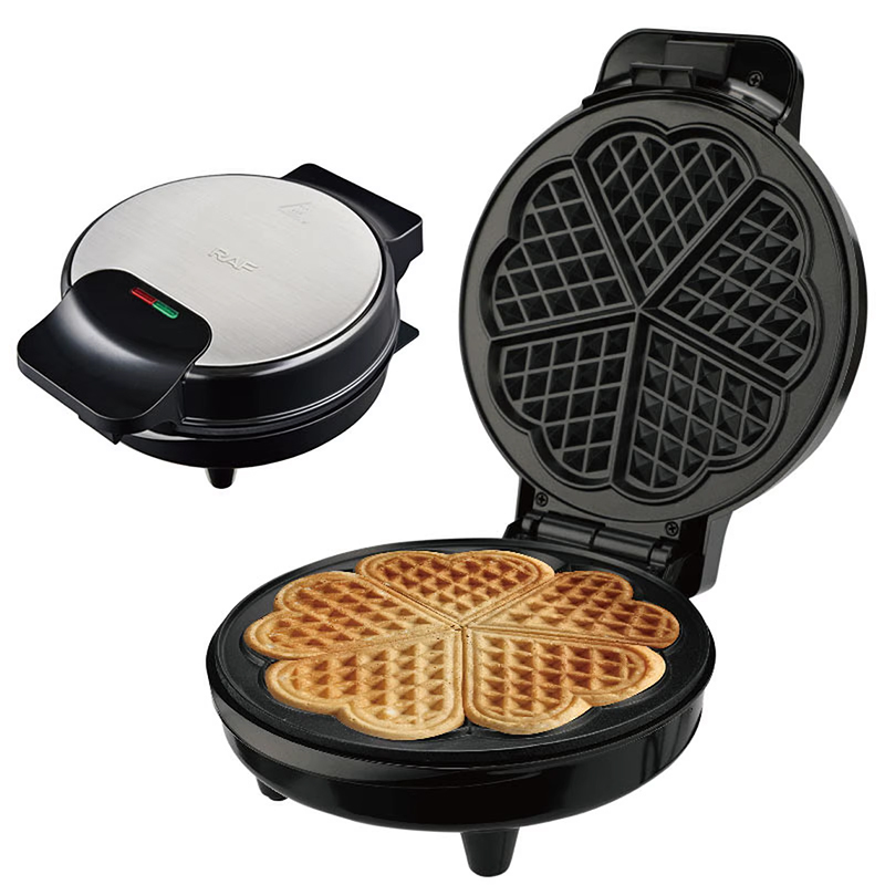 Raf R.2212 Heart Shaped Waffle Maker Machine RAF Mini Waffle Maker ...