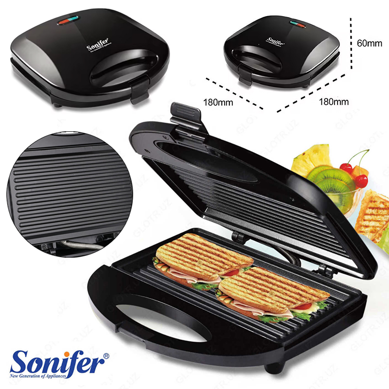 Sonifer SF-6046 Small Kitchen Toaster 220v Heat Resistant Frying Grill ...