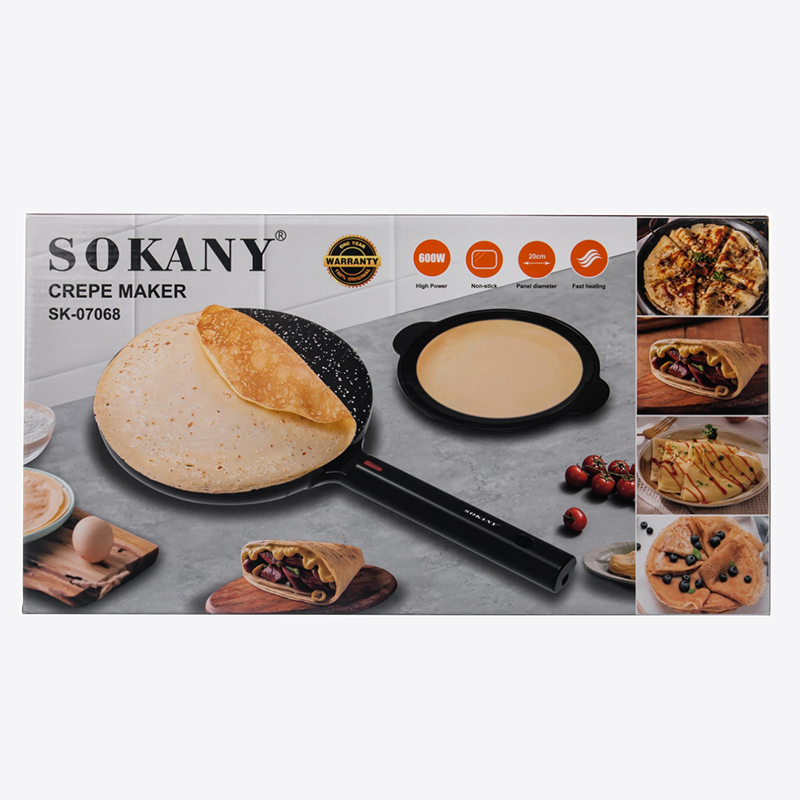 Sokany SK-07068 Crepe Maker 600W (Straightened Crepe Maker ...