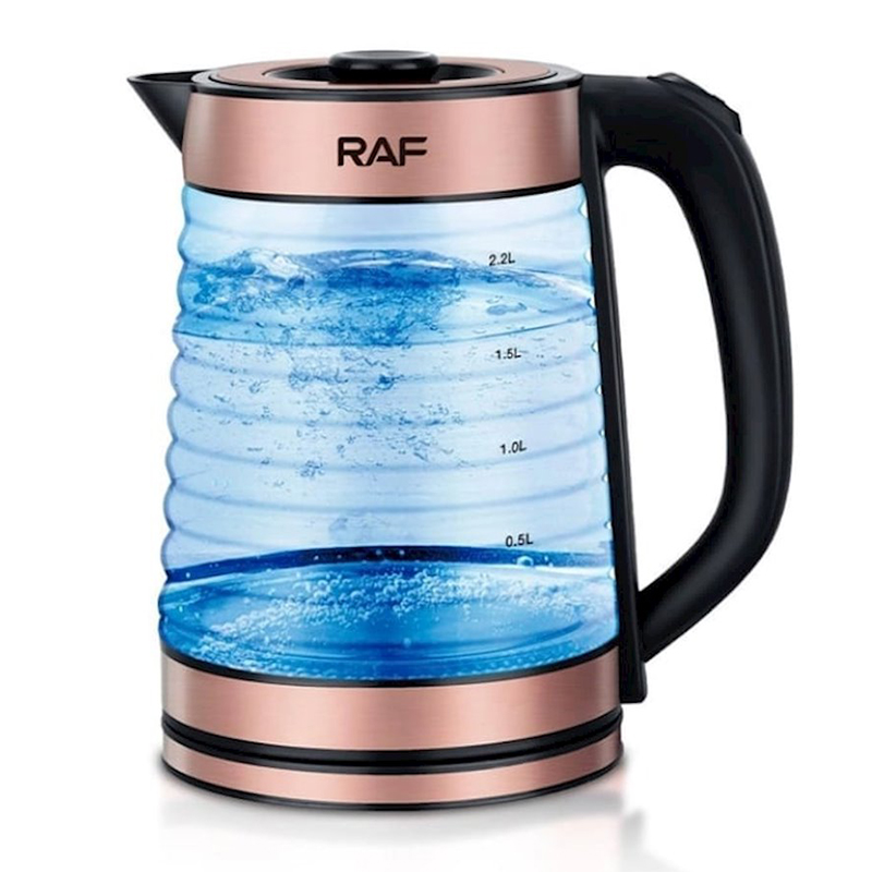 RAF Electric Kettle 2000W Functional Glass Kettle 2.2L Capacity ...