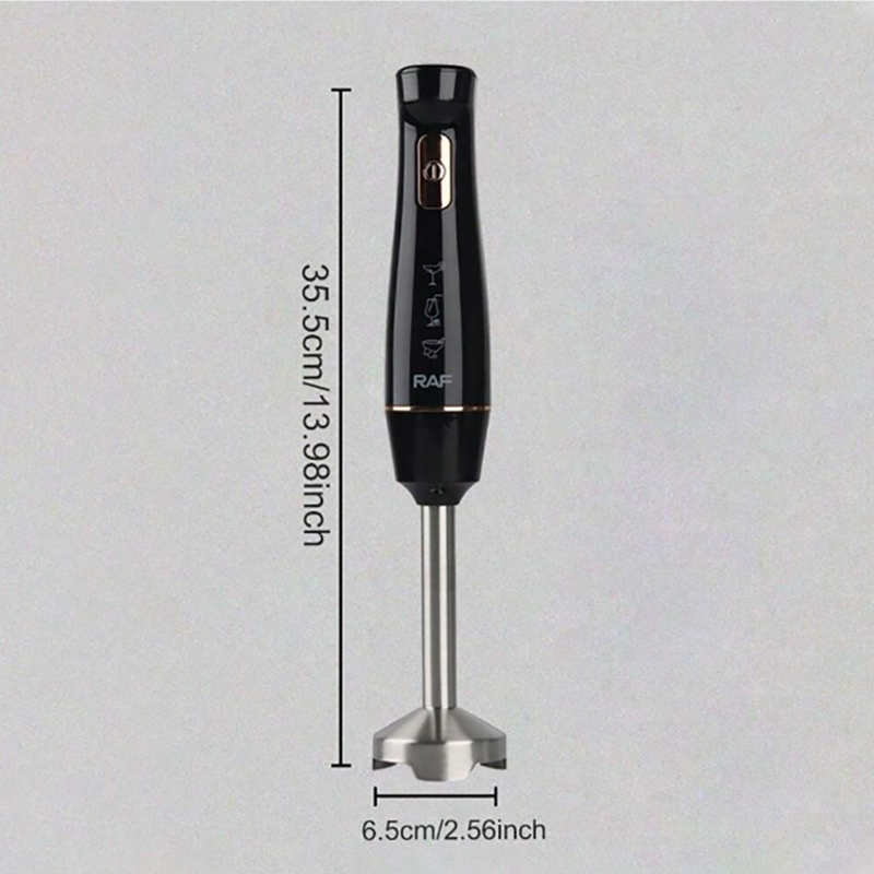 High Power RAF Stainless Steel Hand Blender 800W High Speed Commercial ...