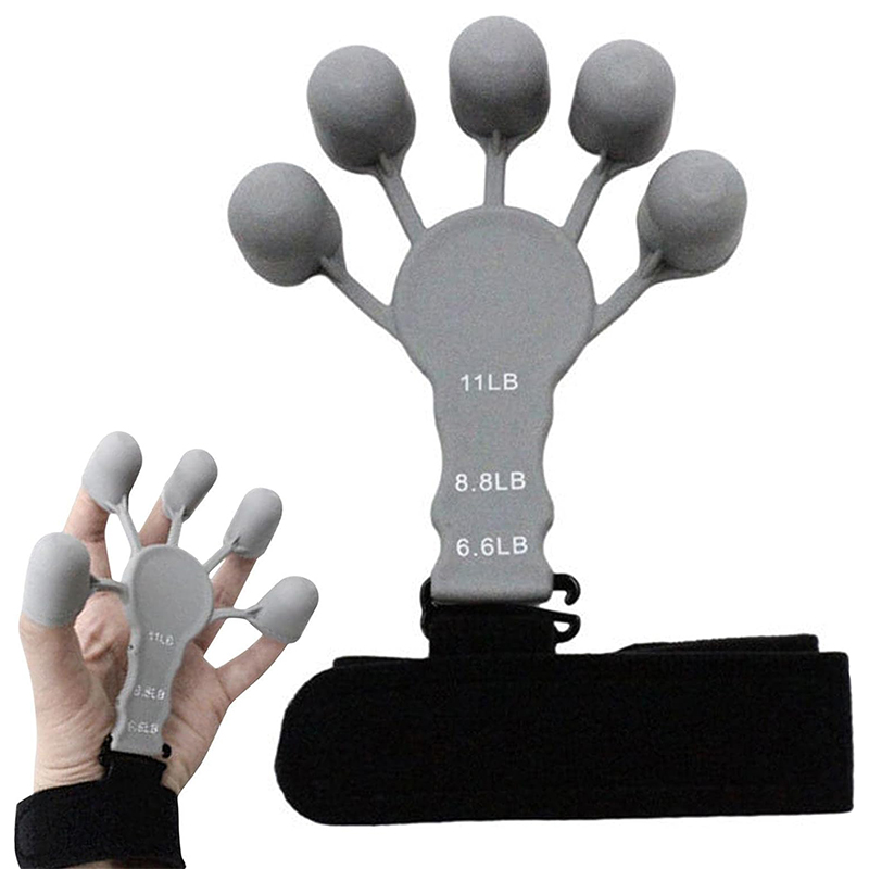 Indoor Finger Expander Enhanced Rubber Expander Gray Indoor Silicone ...